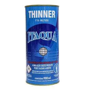 Thinner Multiuso Itaqua 900ml Para Tintas E Limpeza